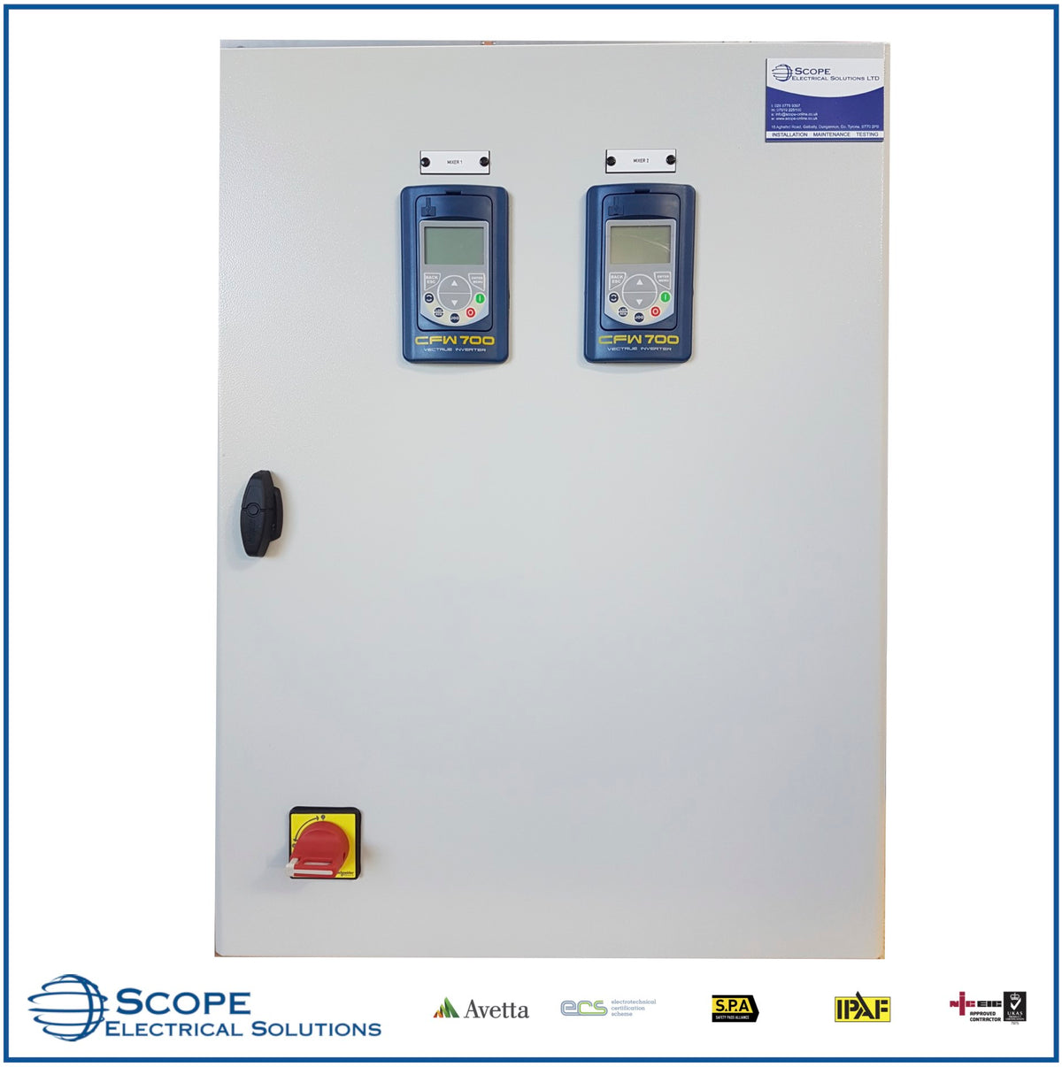 VSD/Softstart Control Panel - Scope Electrical Solutions